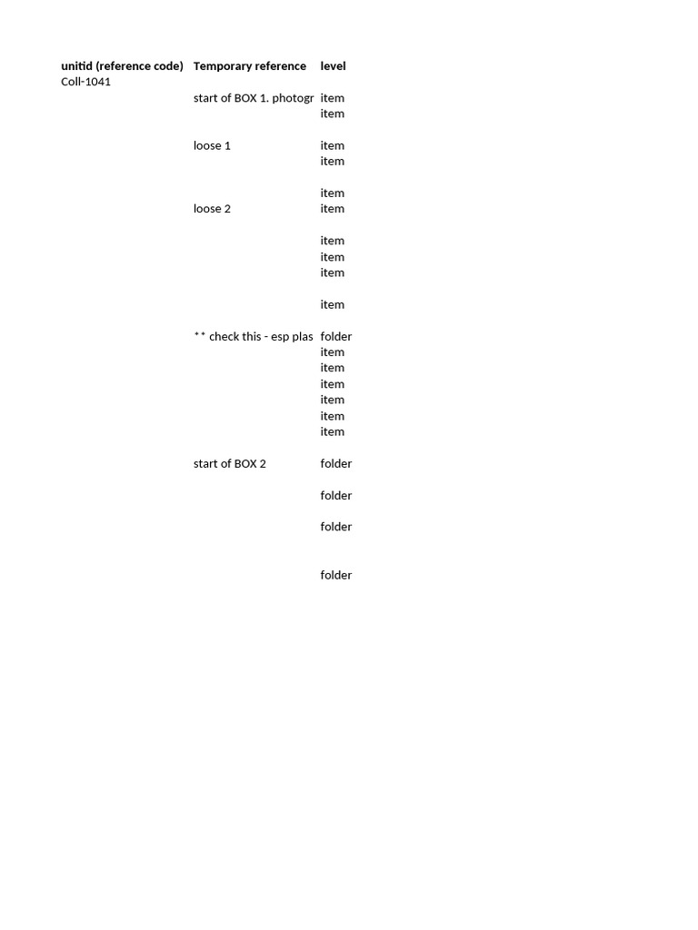Excel EAD Template - Fraser Darling Collection | PDF | Photograph