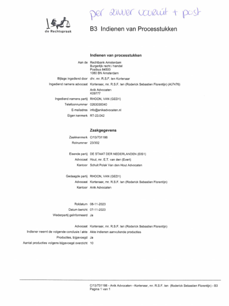 B3 Formulier Met Akte 07-11-2023 2 | PDF