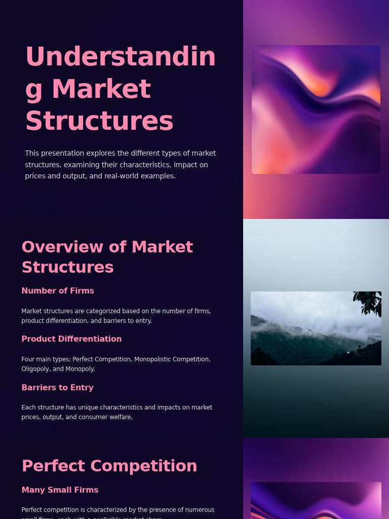 Understanding Market Structures | PDF | Monopoly | Perfect Competition