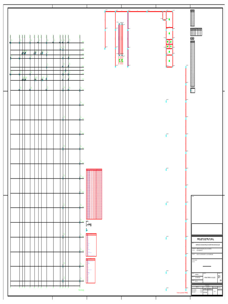 Projeto Estrutural 01 04 - As Built | PDF