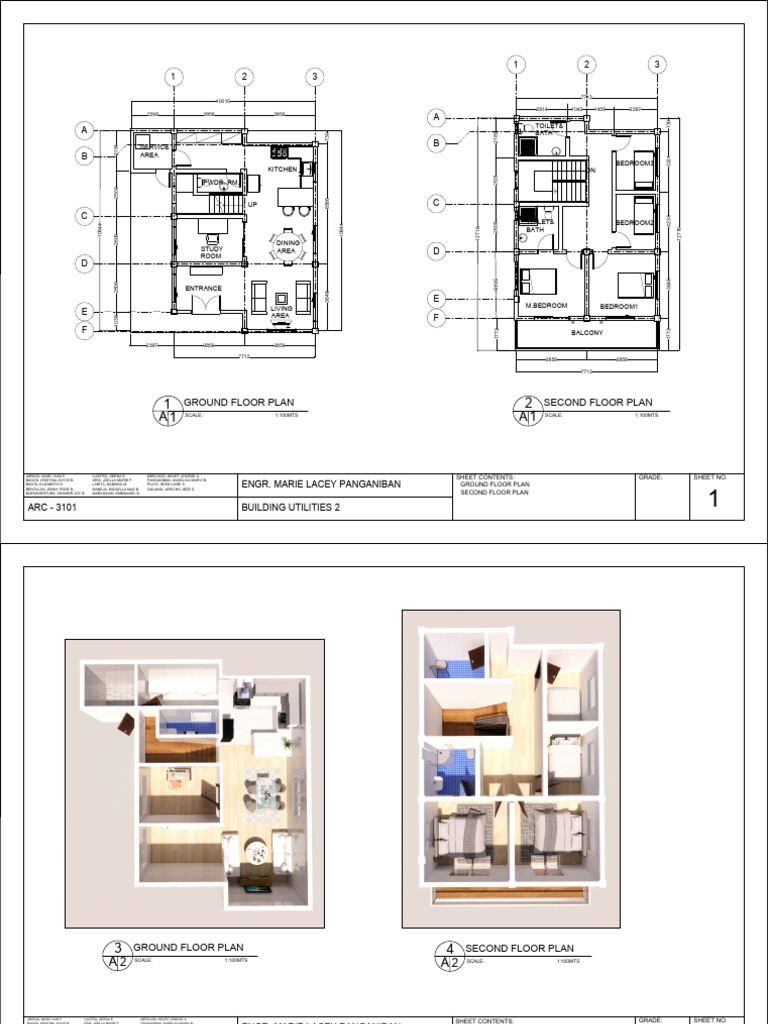 Building Utilities and Floor Plans | PDF | Architectural Elements ...