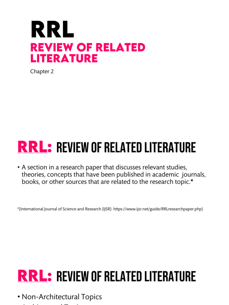 Lecture 4 - Review of Related Literature | PDF