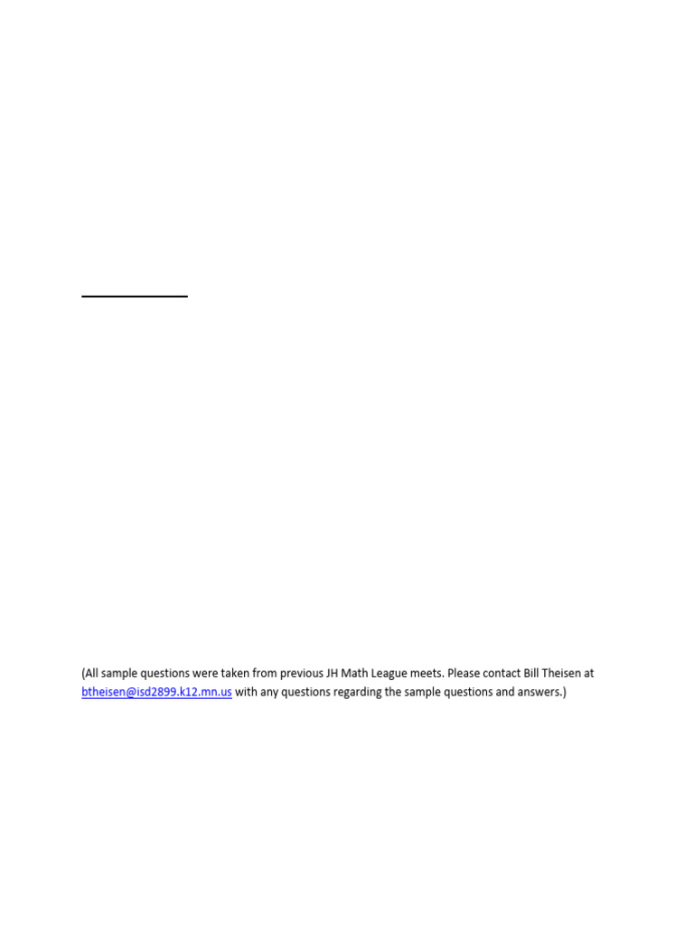 15-16meet 1 Sample | PDF | Ratio | Area