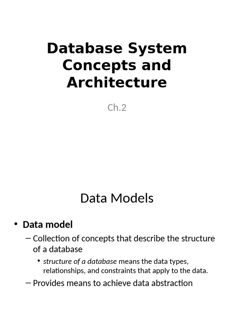 Database Slides 5 | PDF | Databases | Conceptual Model