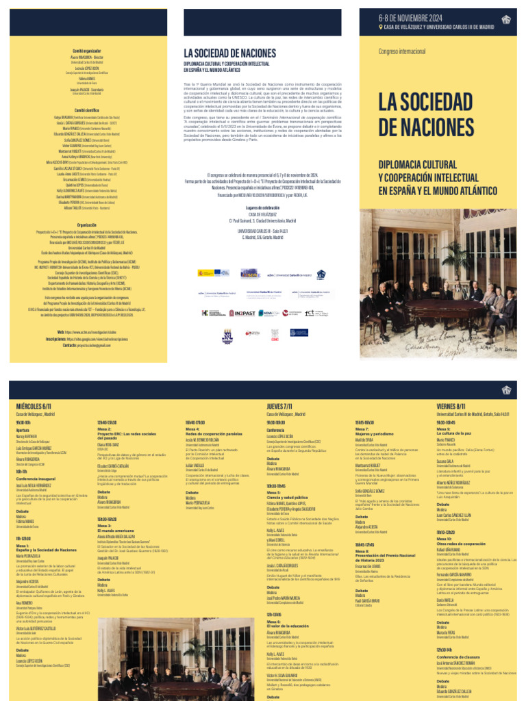 Diptico Naciones 2024 A3 Sd2 PDF Madrid Espa a