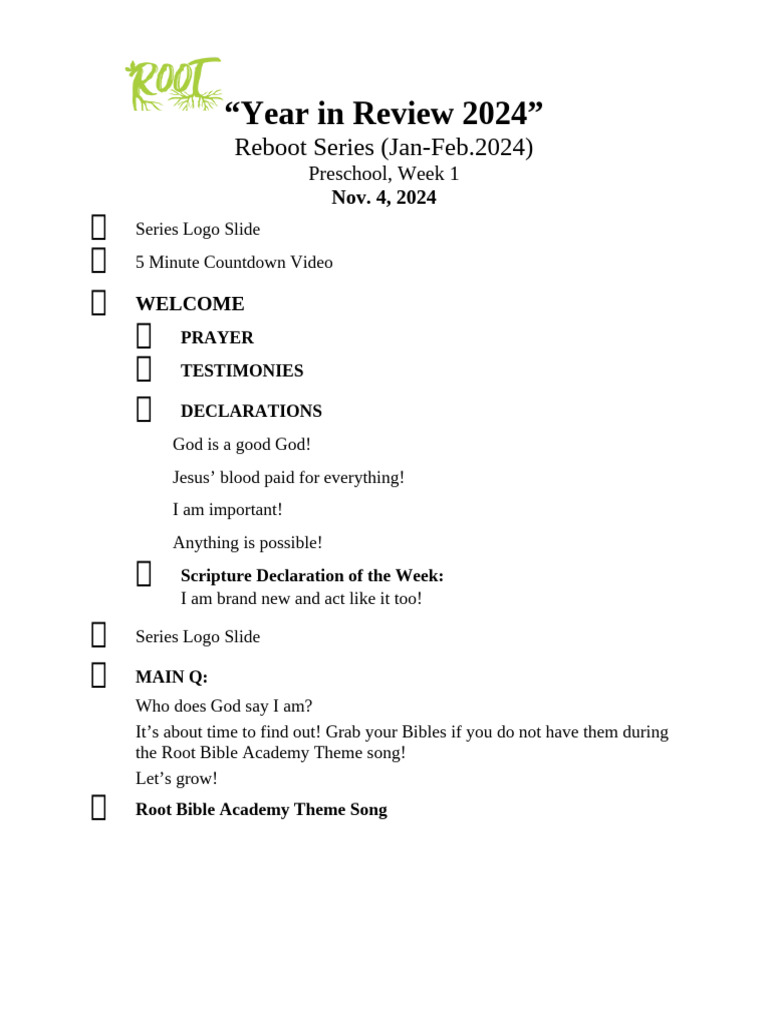 RBA Year in Review 2024 Week1 | PDF