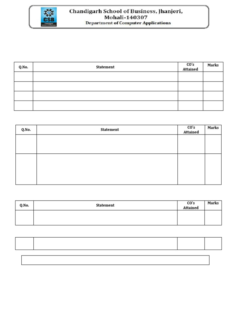 All Sections Are Mandatory. Each Question Carries 2 Marks: Section A 4 ...