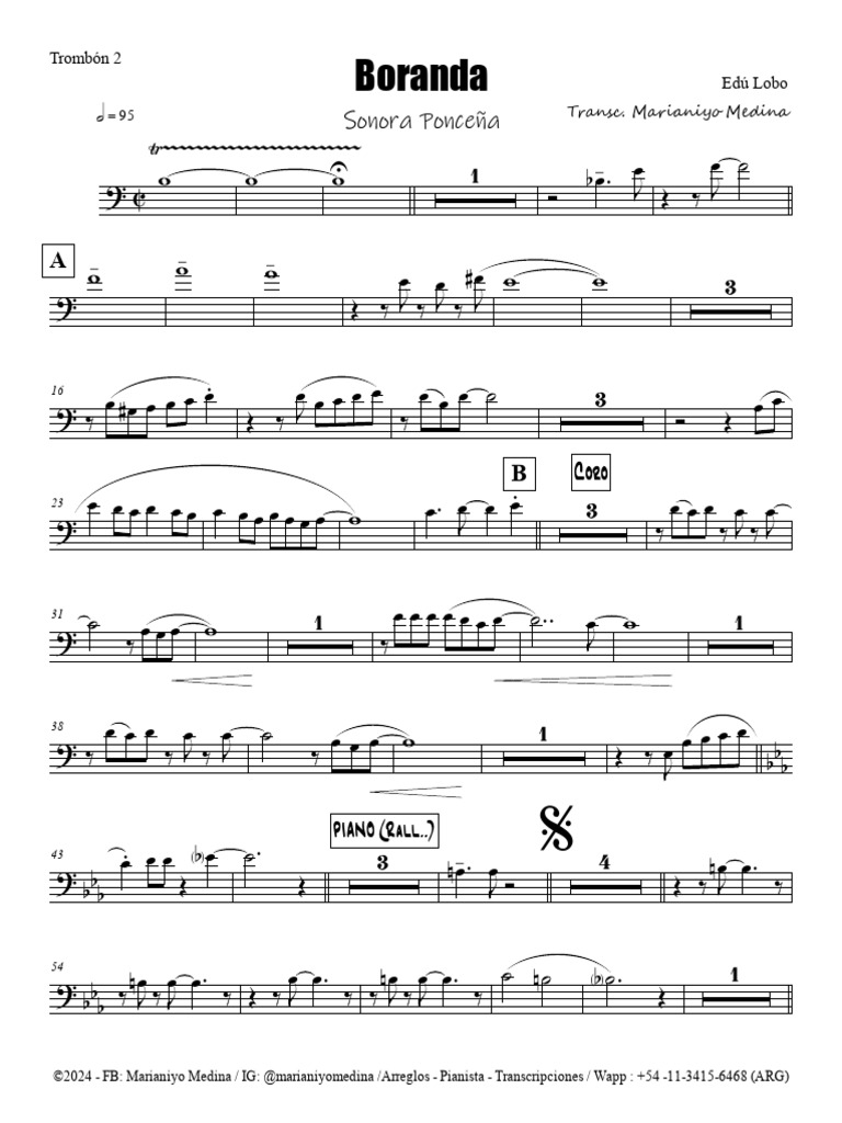 Boranda - Trombón 2 | PDF