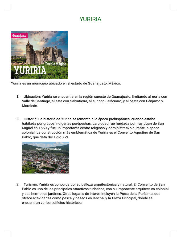 Yuriria | PDF