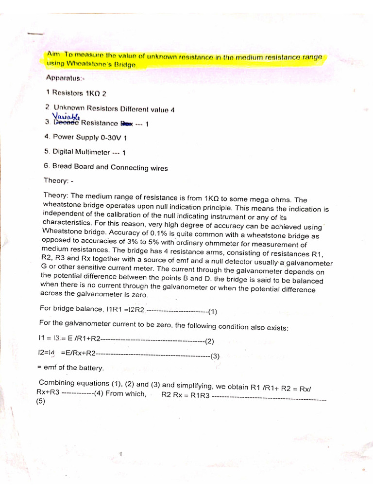 Experiment 2 EMMI Lab | PDF