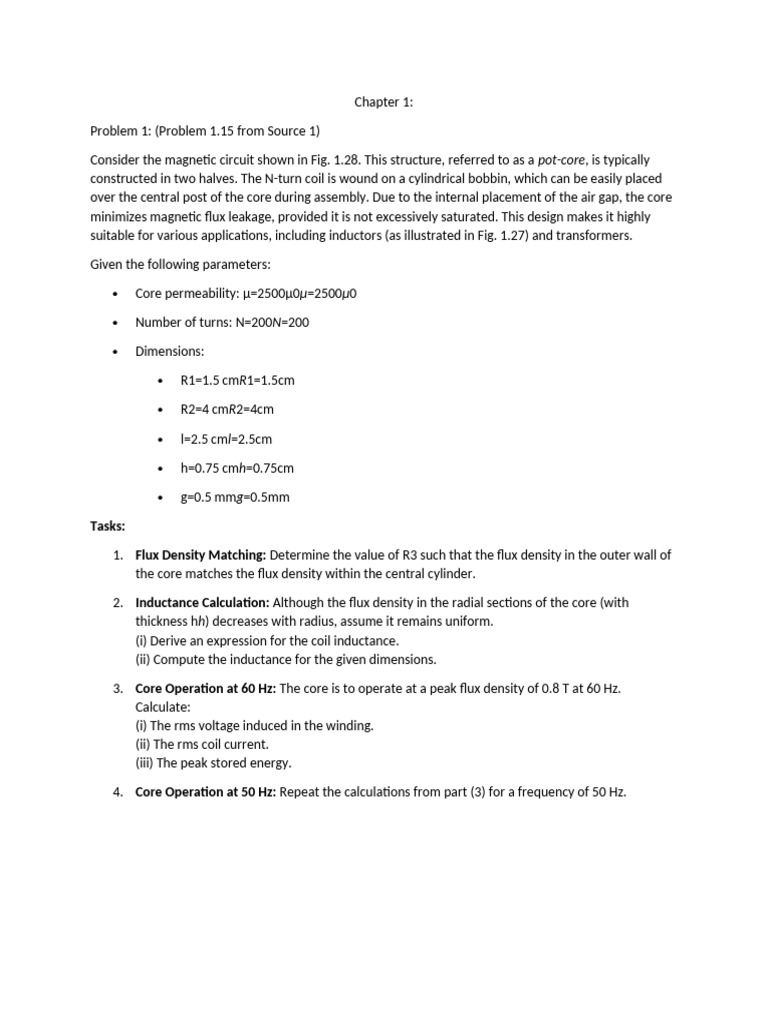 Extracredit | PDF | Inductor | Electric Motor
