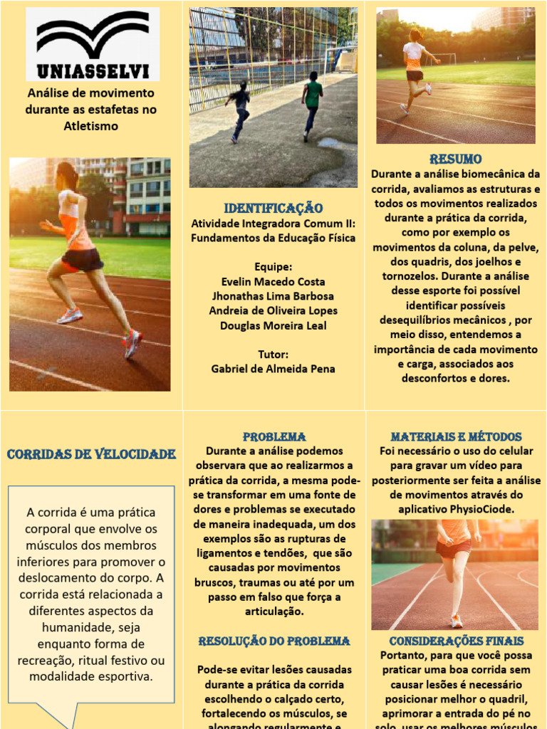 Análise Biomecânica da Corrida no Atletismo | PDF | Músculo | Corrida