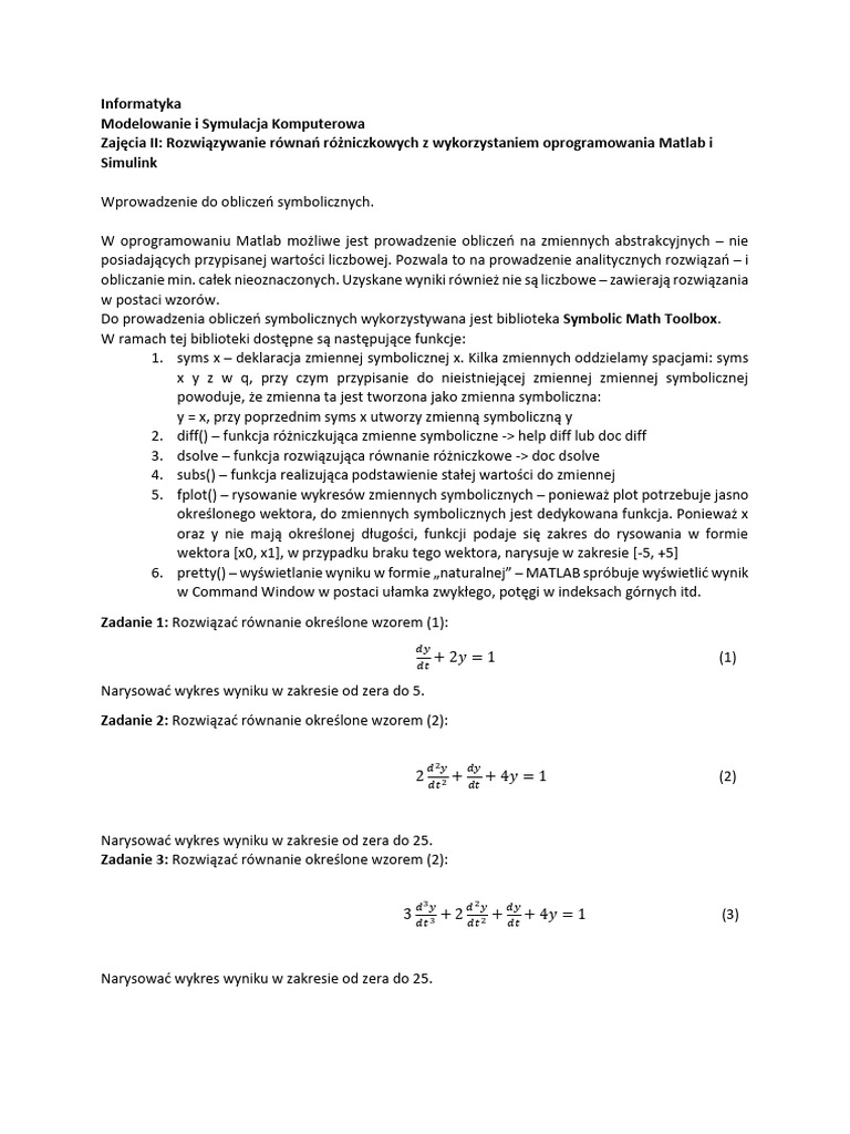 Instrukcja Zajecia 4 1 | PDF