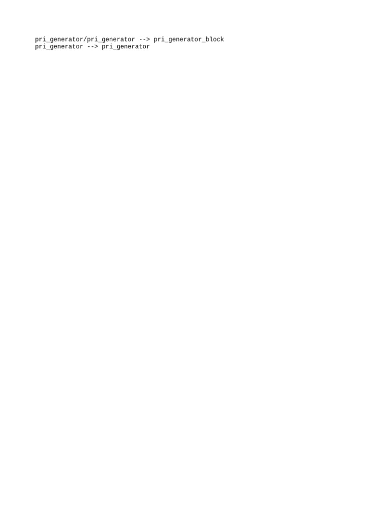 Pri Generator Map | PDF