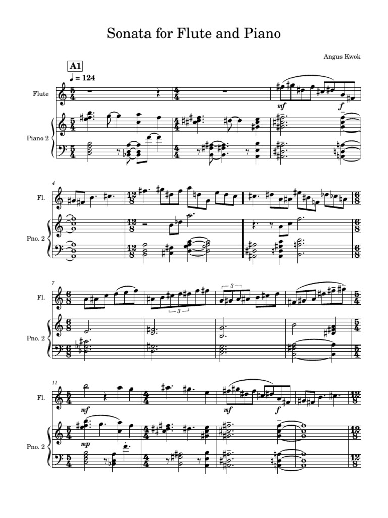 Ryan NG Predator Tribute Sonata | PDF