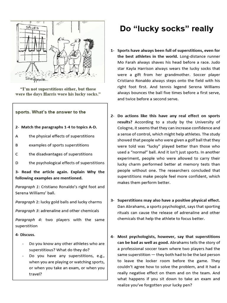 Reading | PDF | Superstitions