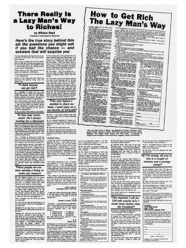 There Are Really Is A Lazy Mans Way | PDF