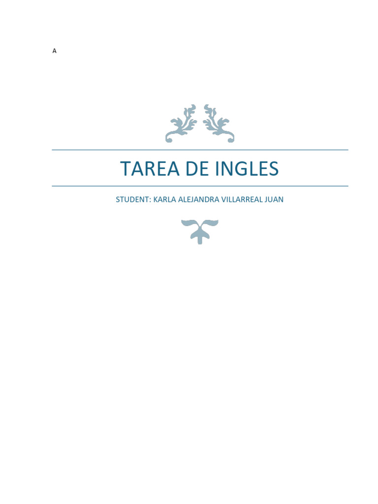 Karla Alejandra Villarreal Juan - 23190476 - Ingles | PDF