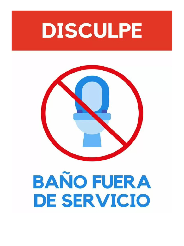 Baño Fuera de Servicio | PDF