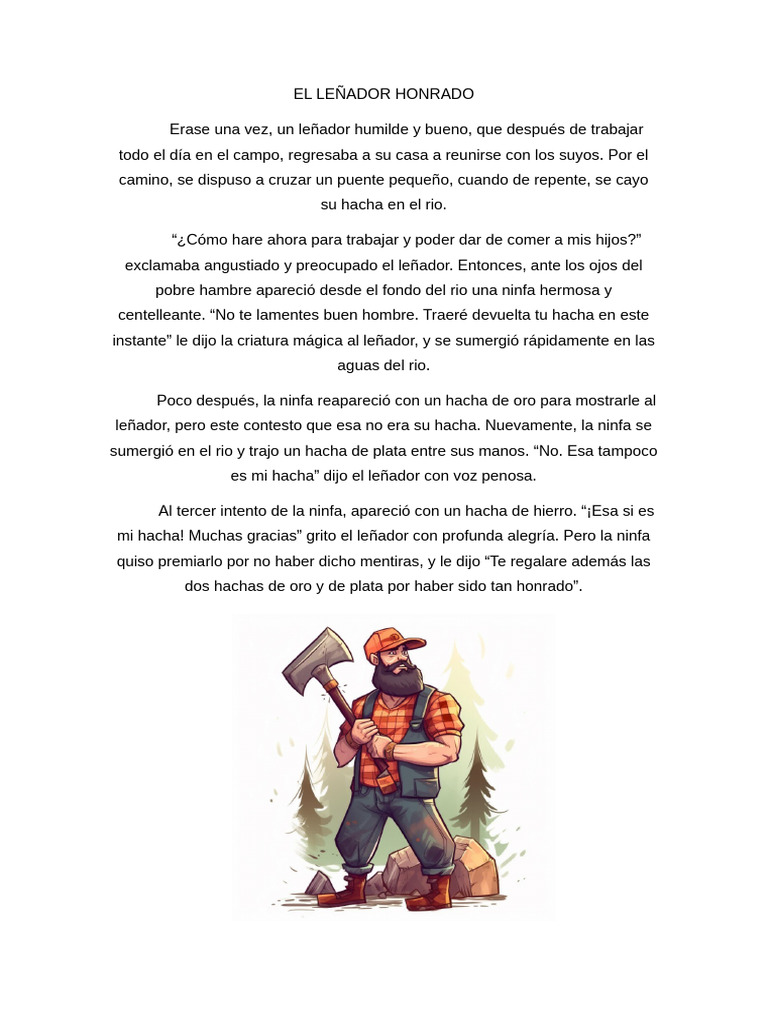 El Leñador Honrado | PDF