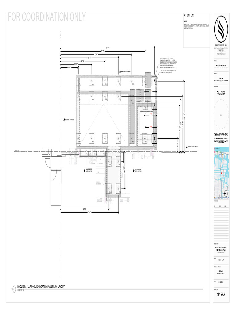 Pool Foundation Plan for Engineers | PDF
