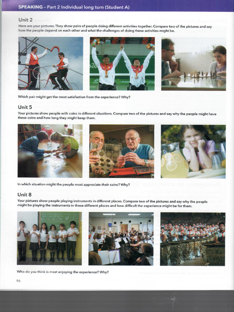 Speaking Part2 (6 Tasks) | PDF