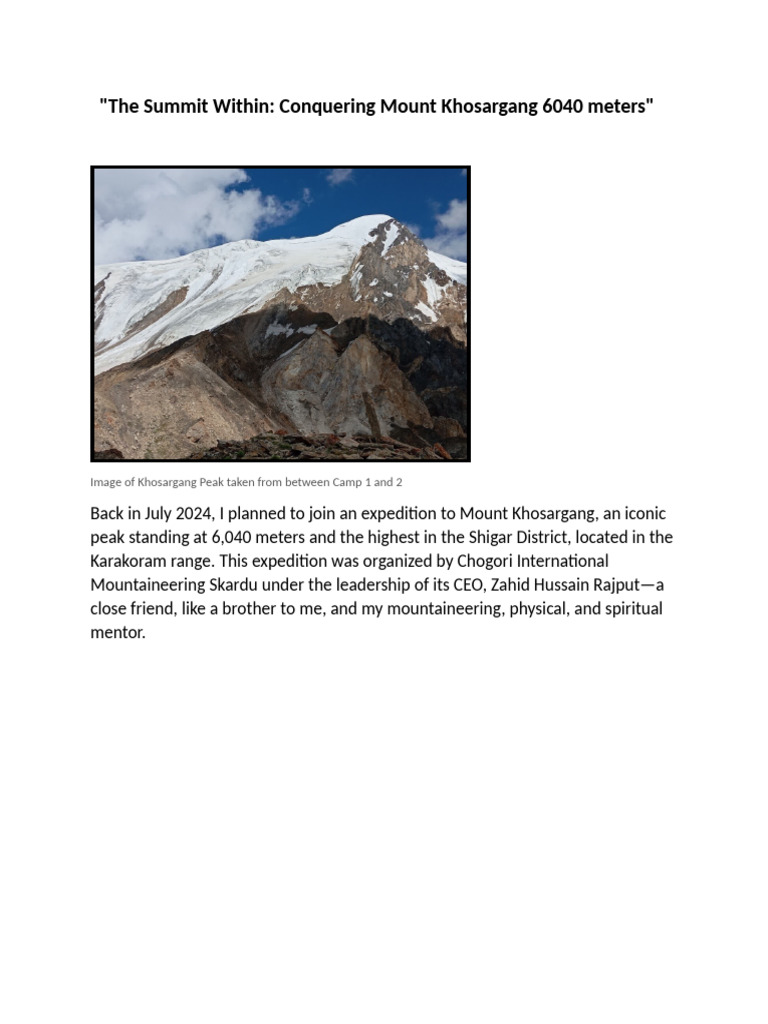 The Summit Within | PDF | Mountaineering
