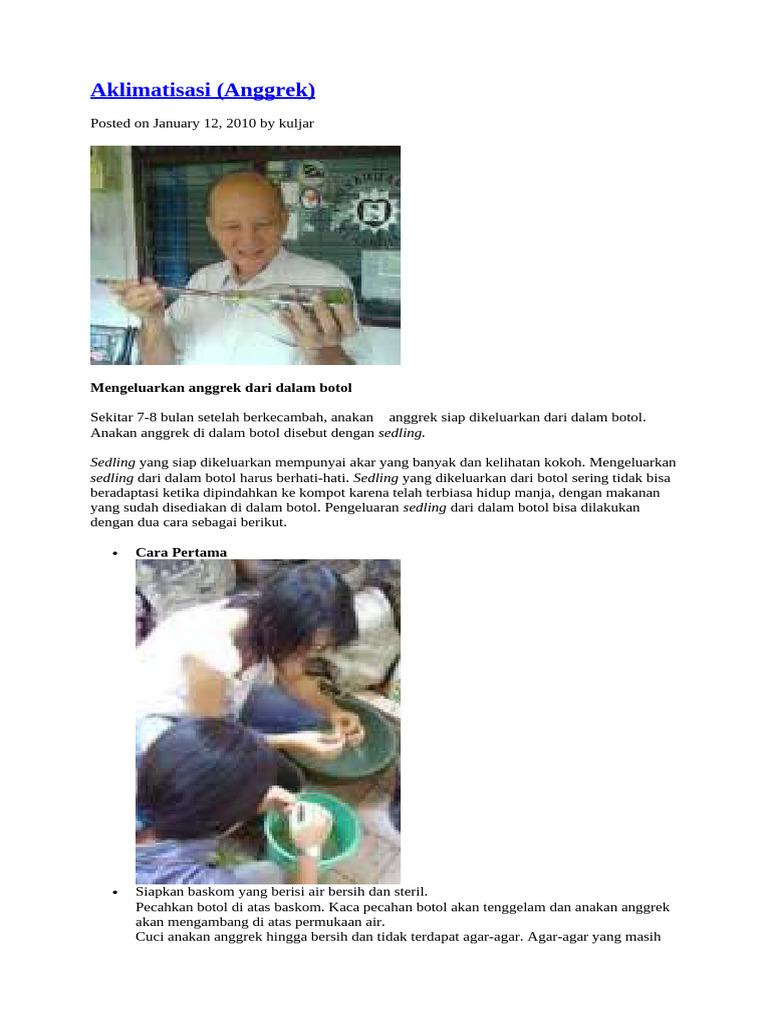 Aklimatisasi Kuljar | PDF