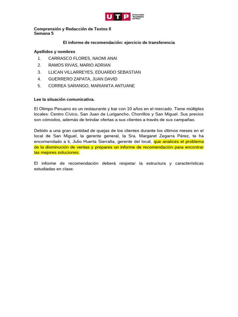 S06-s01 VersionPreeliminar | PDF | Servicio al Cliente | Marketing