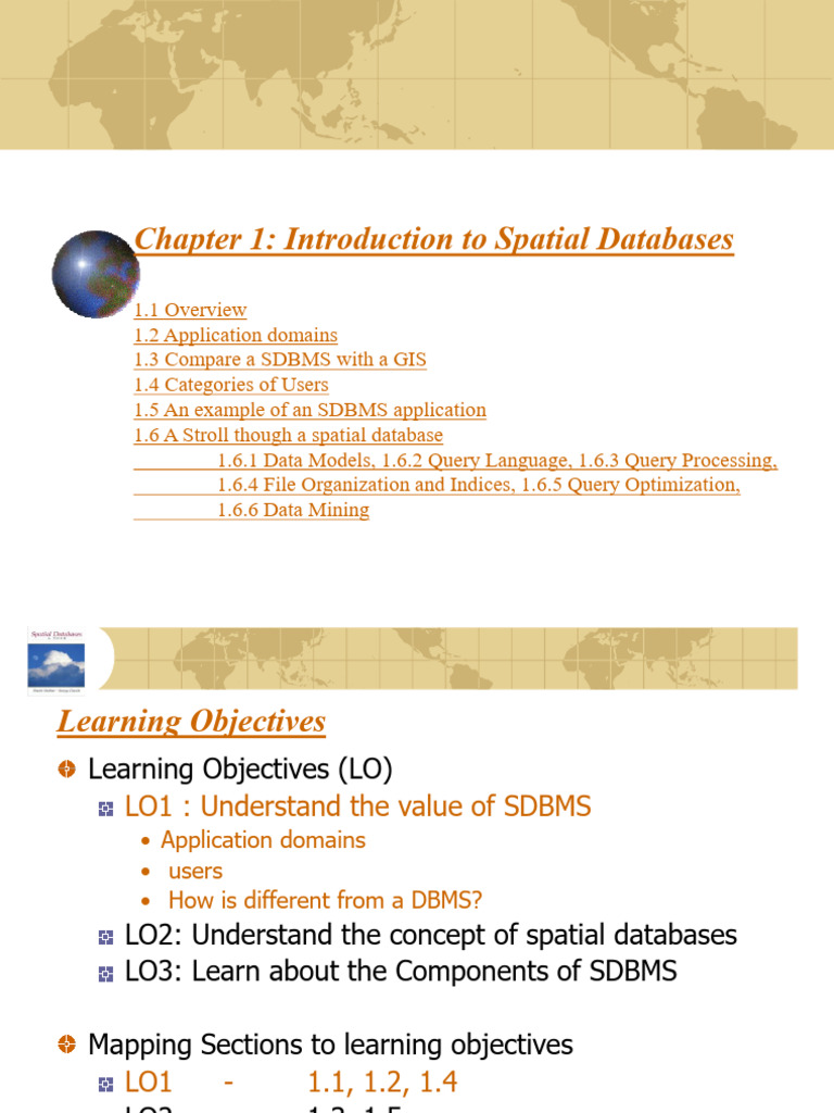 CH 3 (SpatialDB) | PDF | Relational Database | Databases