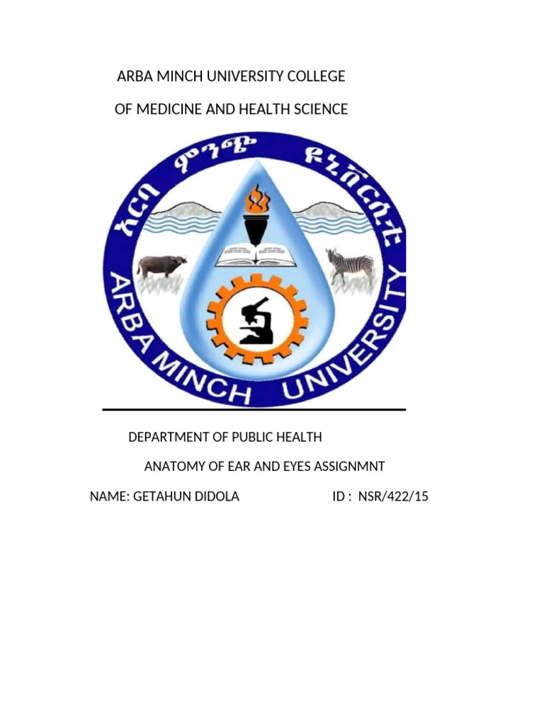 Arba Minch Univ | PDF | Ear | Auditory System