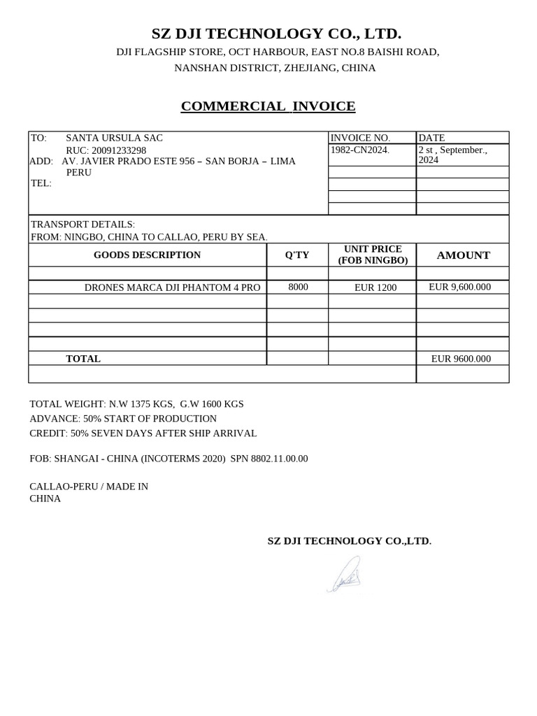 INVOICE | PDF
