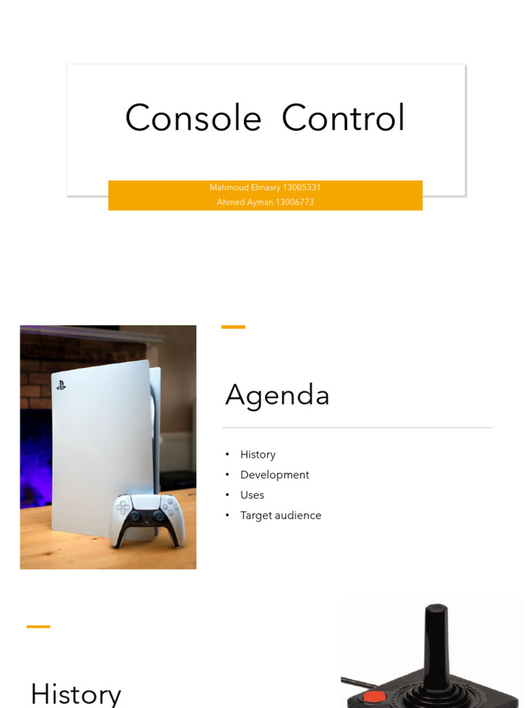 Console Controller Conseptual Design Basics Mahmoud & Ahmed | PDF