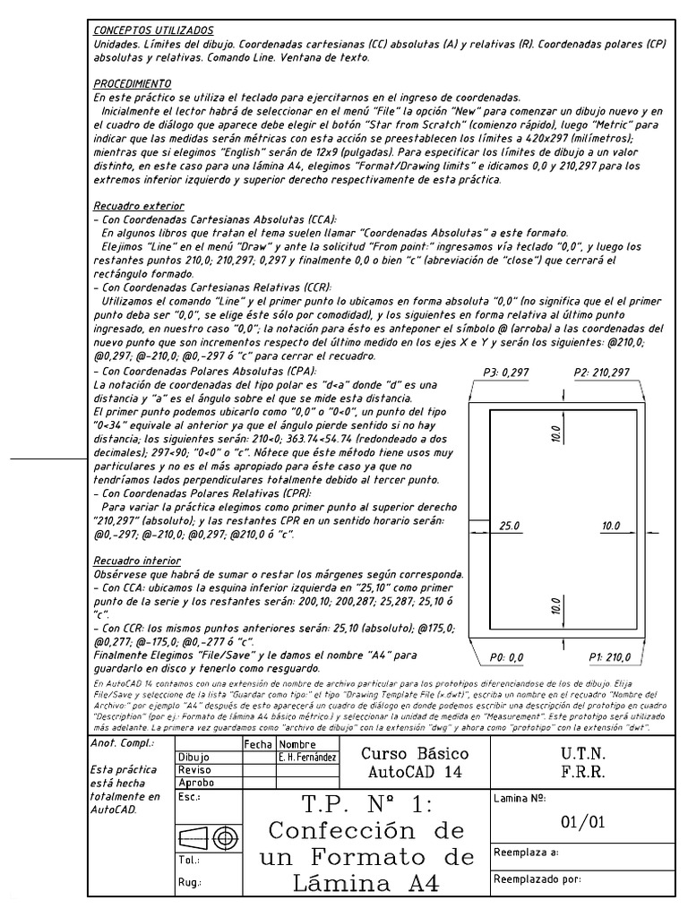 TP1 Primeros-Pasos Formato-Lámina Model | PDF