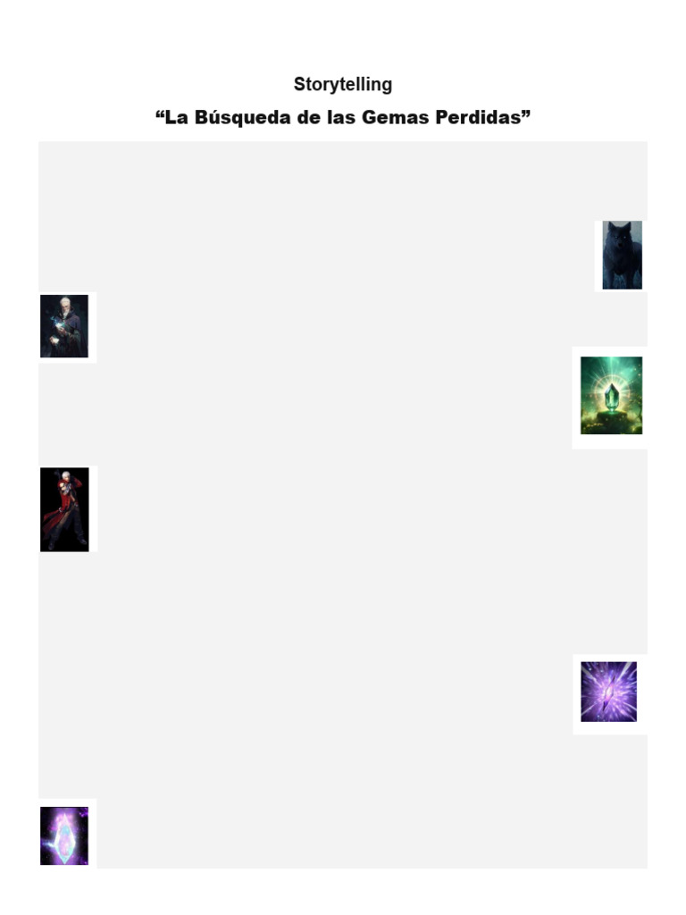 La Búsqueda de las Gemas Mágicas | PDF