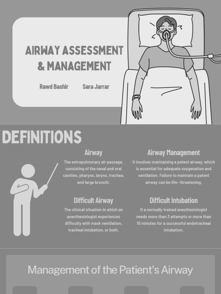 1 Airway Assessment & Management - 1 - 240606 - 231235 | PDF | Medical ...
