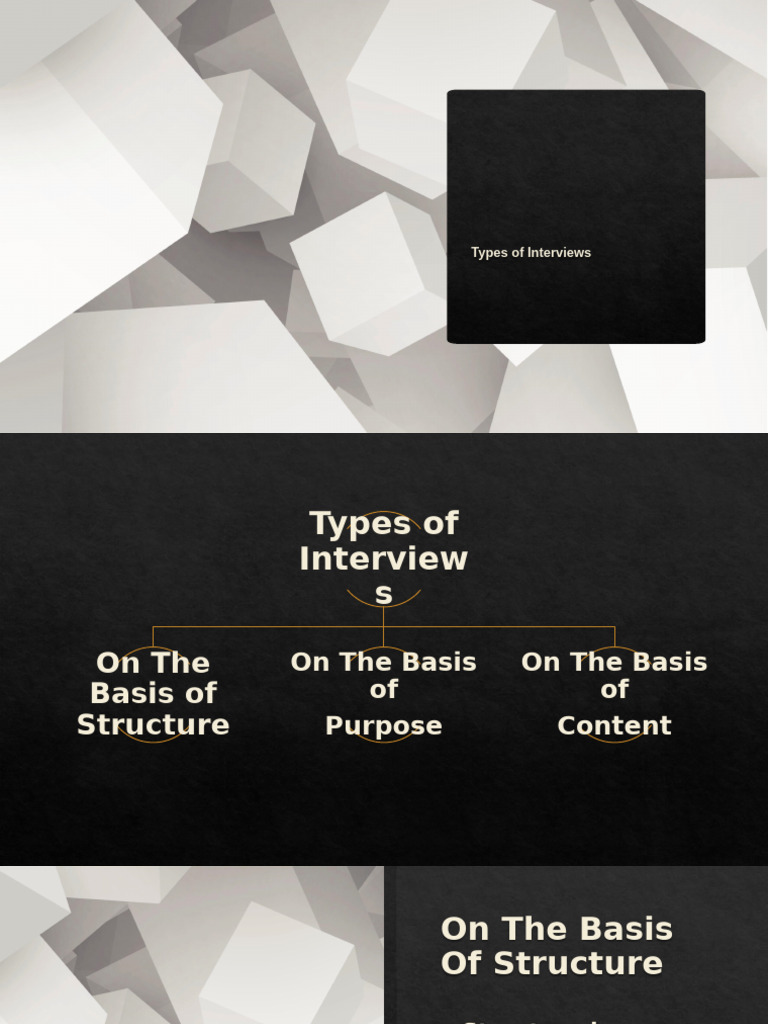 Types of Interviews | PDF