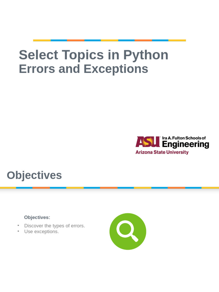 Errors and Exceptions | PDF | Computer Engineering | Grammar