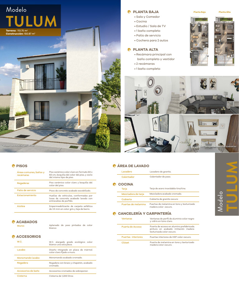 Modelo Tulum | PDF | Materiales de construcción