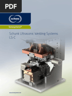 Schunk Ultrasonic Welding Systems Minic-III: Sonosystems ® | PDF