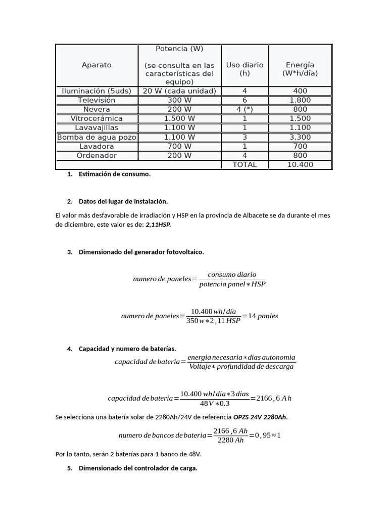 Proyecto Final | PDF | Poder (Física) | Energía renovable