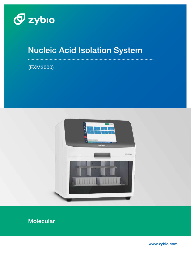 EXM3000 - Nucleic Acid Isolation System EXM3000 Brochure - Compressed | PDF