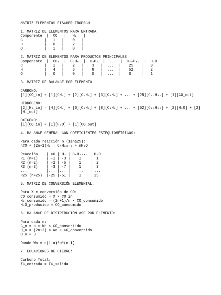 FT Element Matrix | PDF