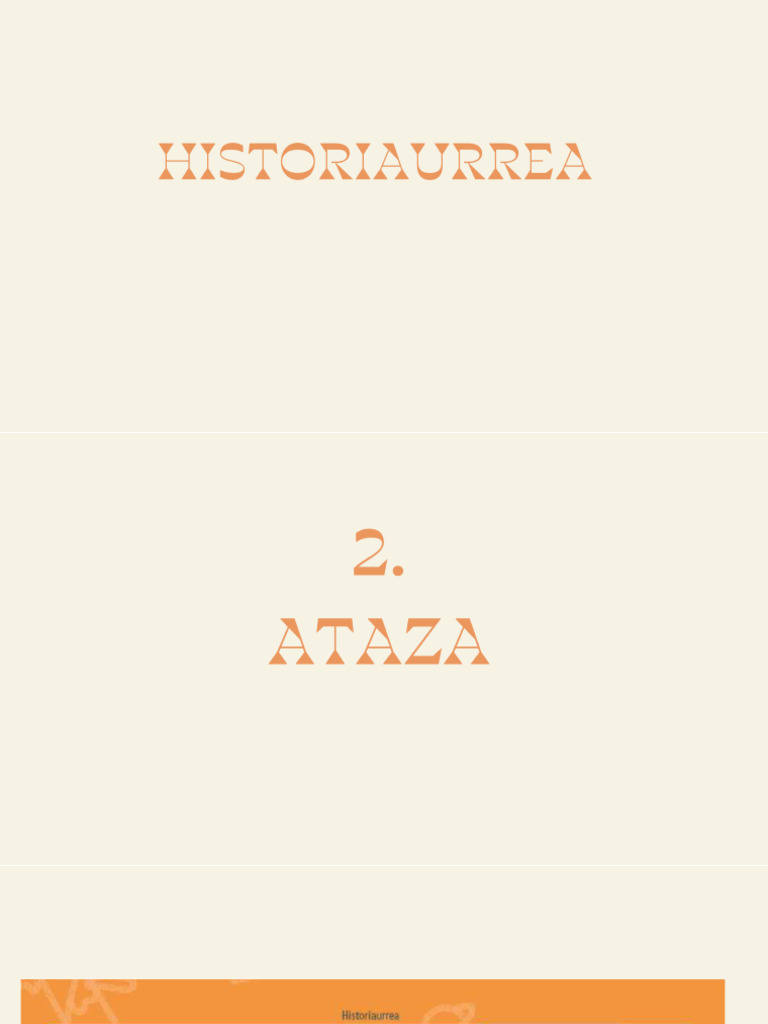 Historiaurrea 2. Ataza | PDF