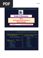 Unit 1 Introduction 1.1 Study Notes | PDF | Economics | Economic System