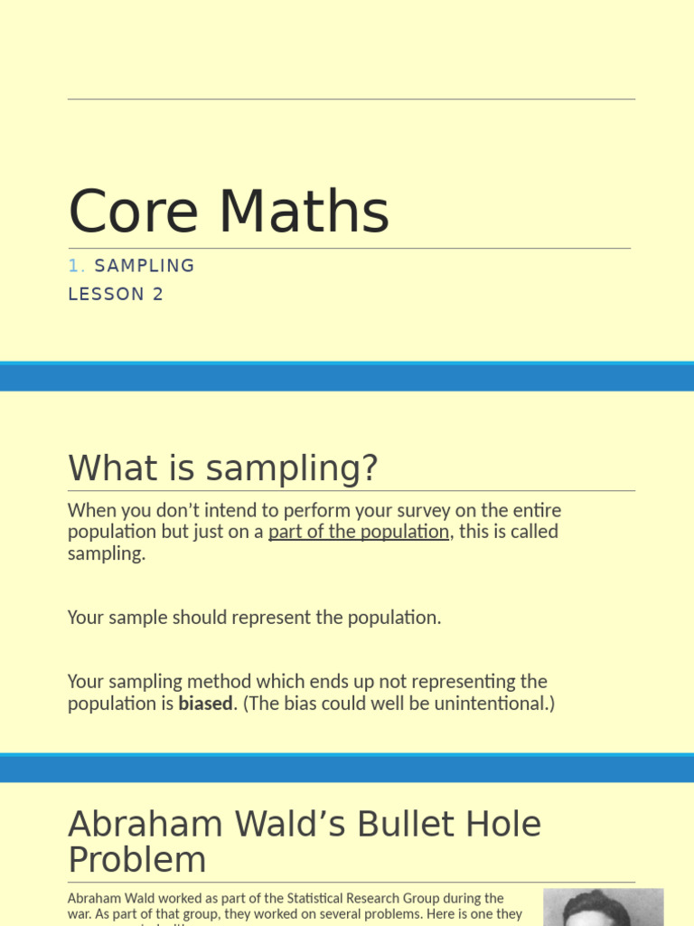 Sampling Methods and Bias Explained | PDF | Sampling (Statistics ...