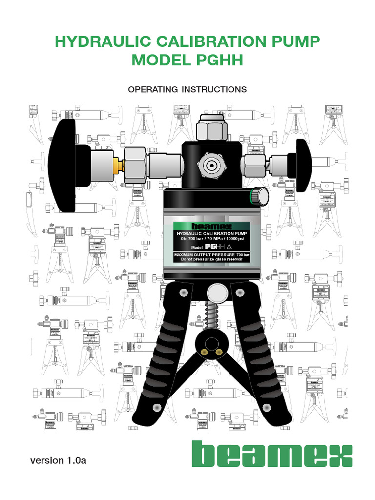 PGHH Hydraulic Pump Operating Guide | PDF | Pump | Valve