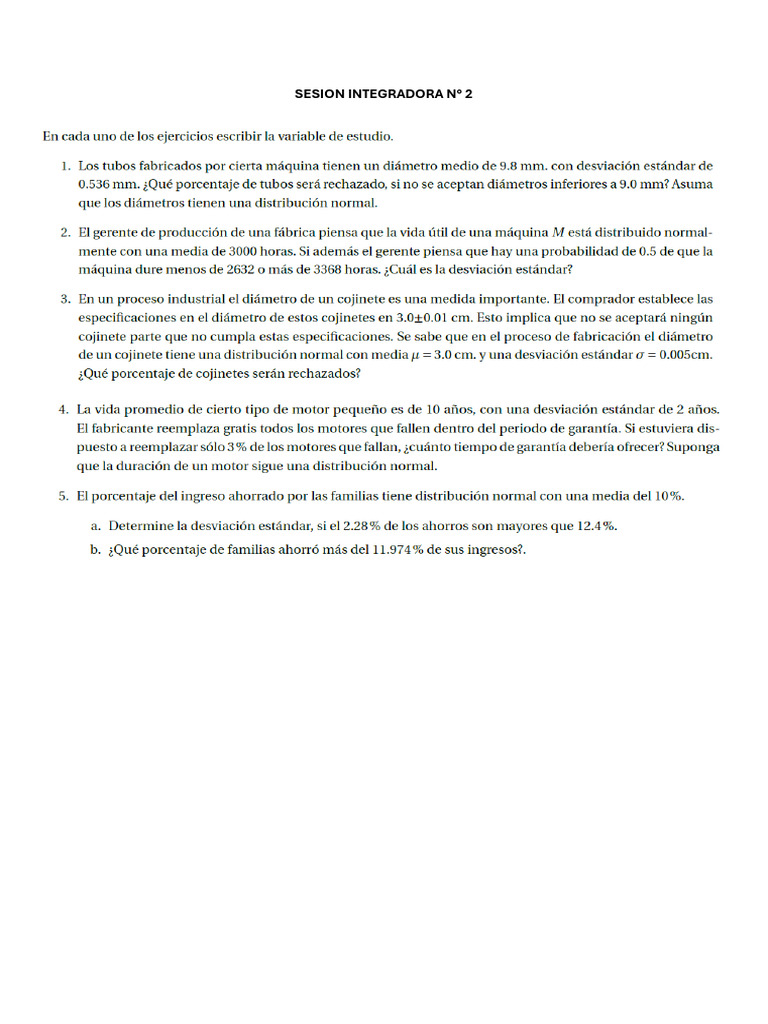 Sesion Integradora #2 | PDF