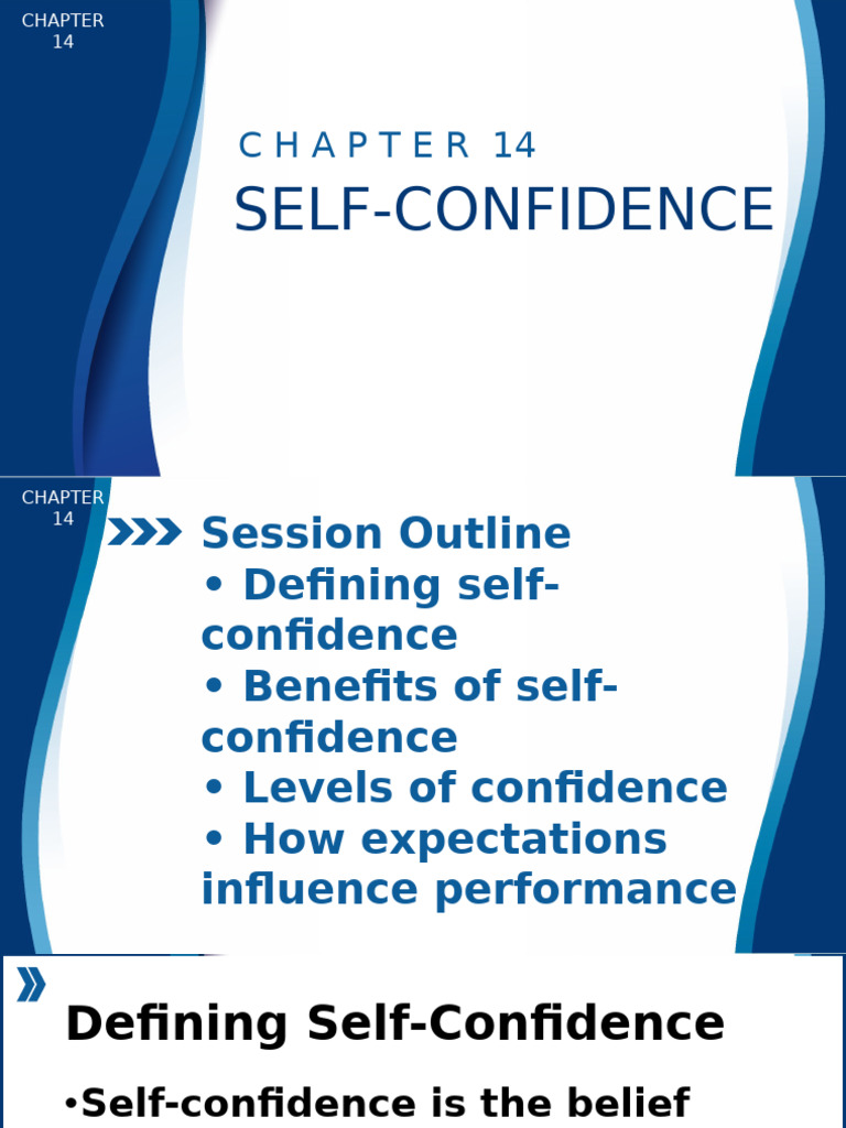 Self Confidence | PDF