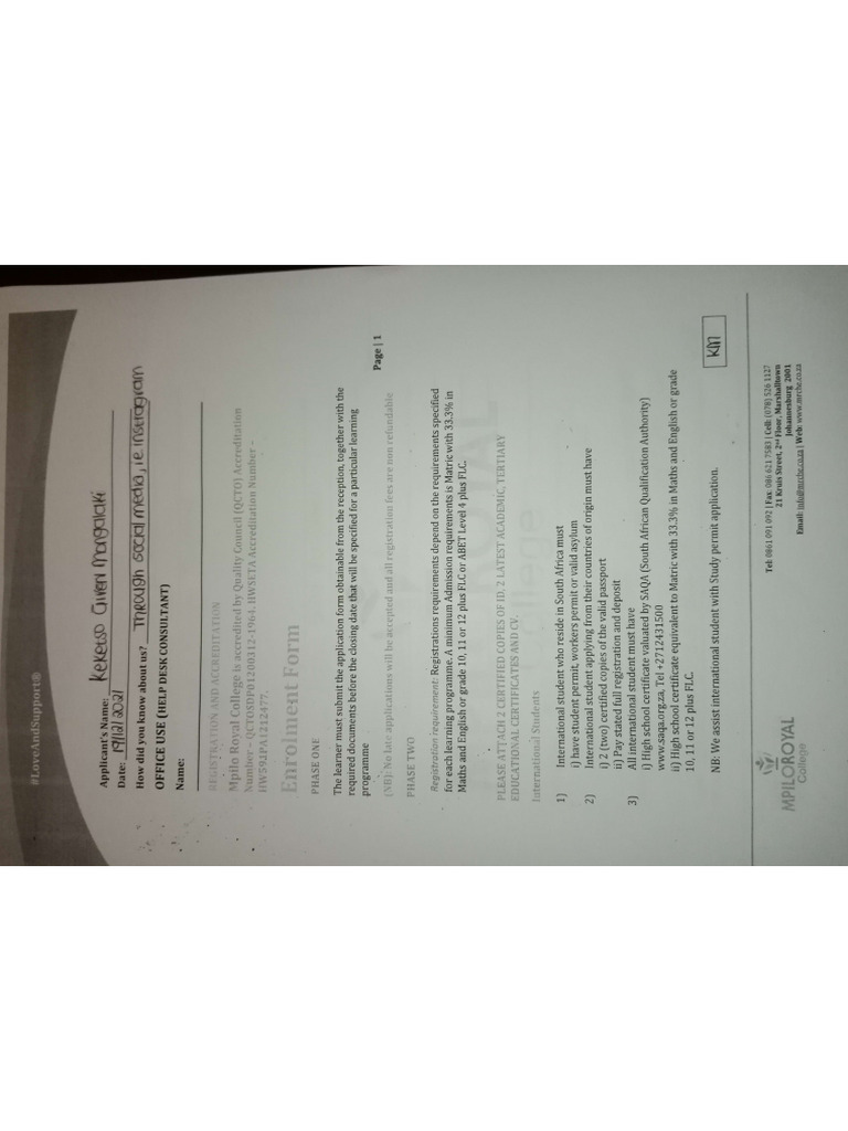 Application HPO - Compressed | PDF